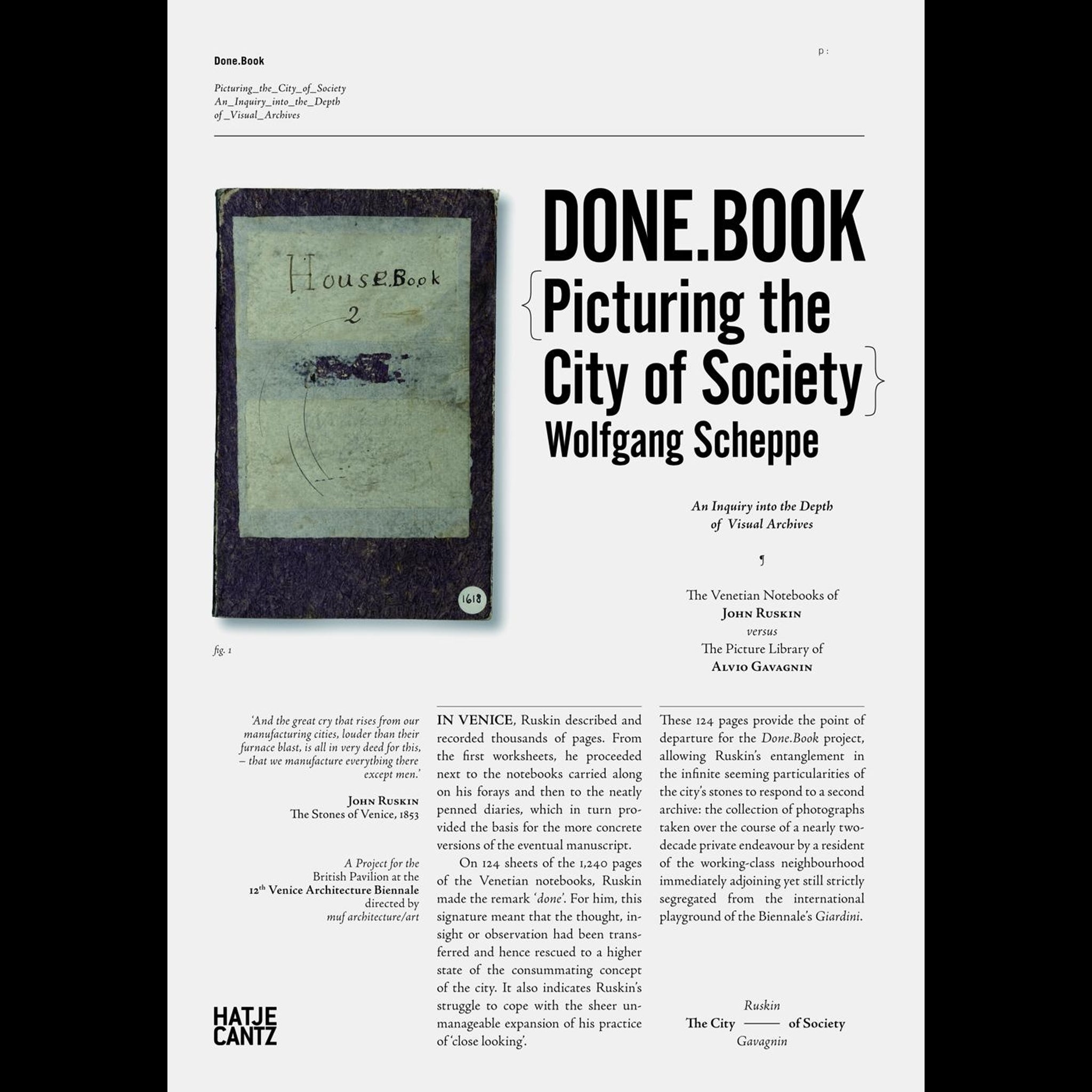 Done.Book | Hatje Cantz Verlag